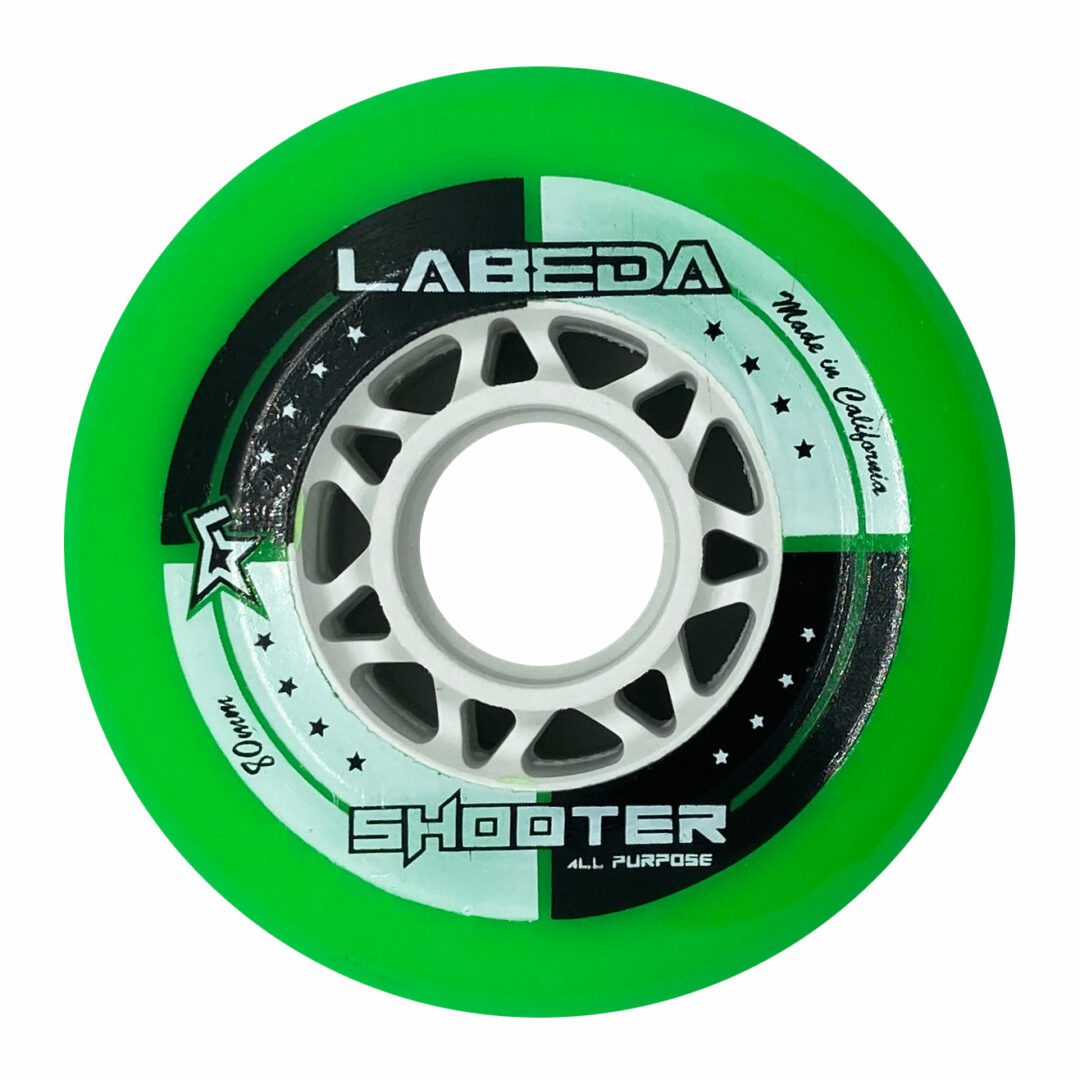 Labeda Shooter All Purpose Roller Hockey Wheel – Green – Labeda Wheels